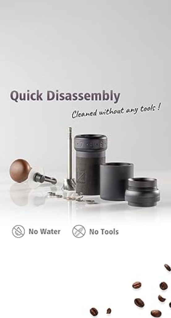 1Zpresso K-Ultra Manual Coffee Grinder Iron Gray with Assembly ...