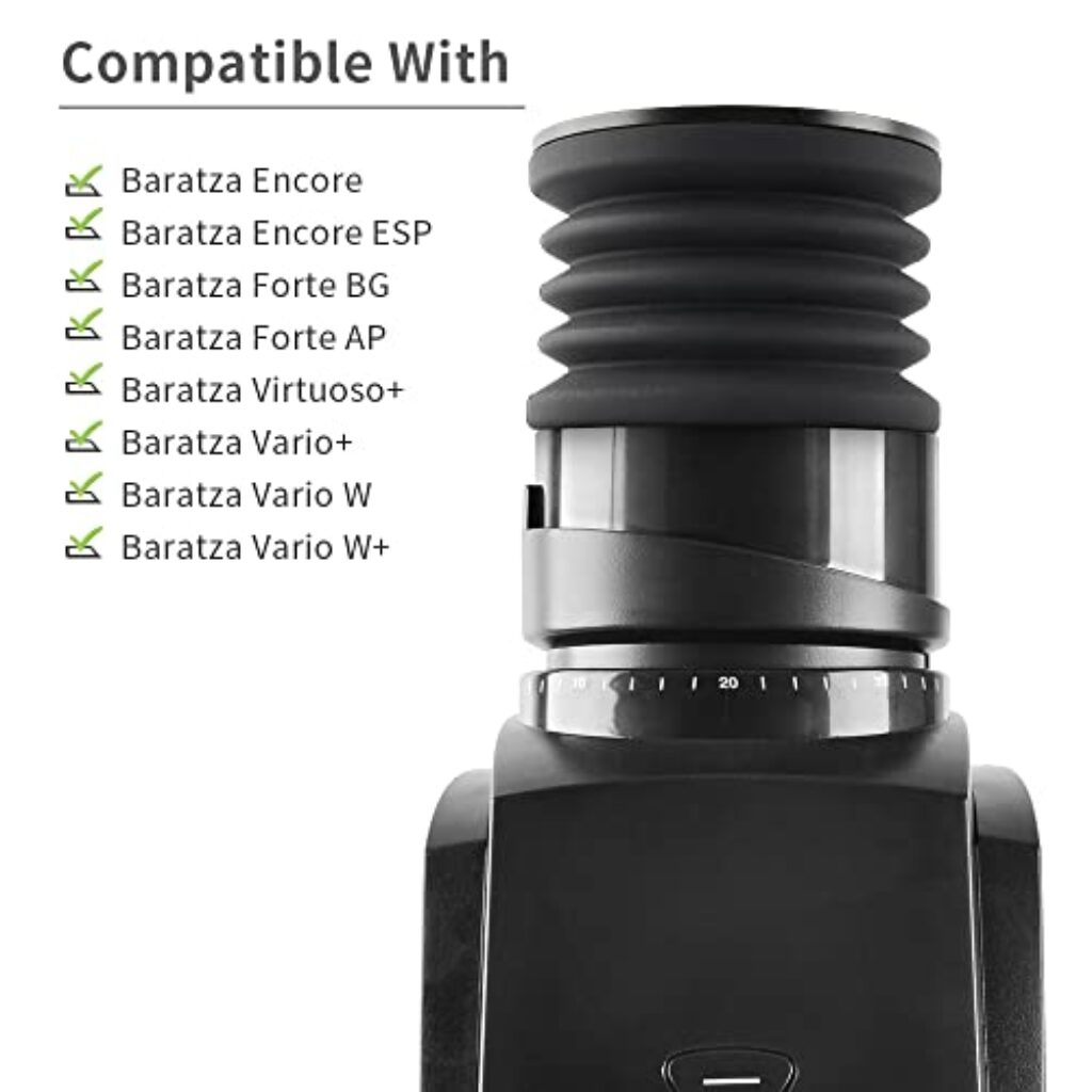 CAFEMASY Single Dose Hopper with Silicone Bellow and Aluminum Lid 2 in ...