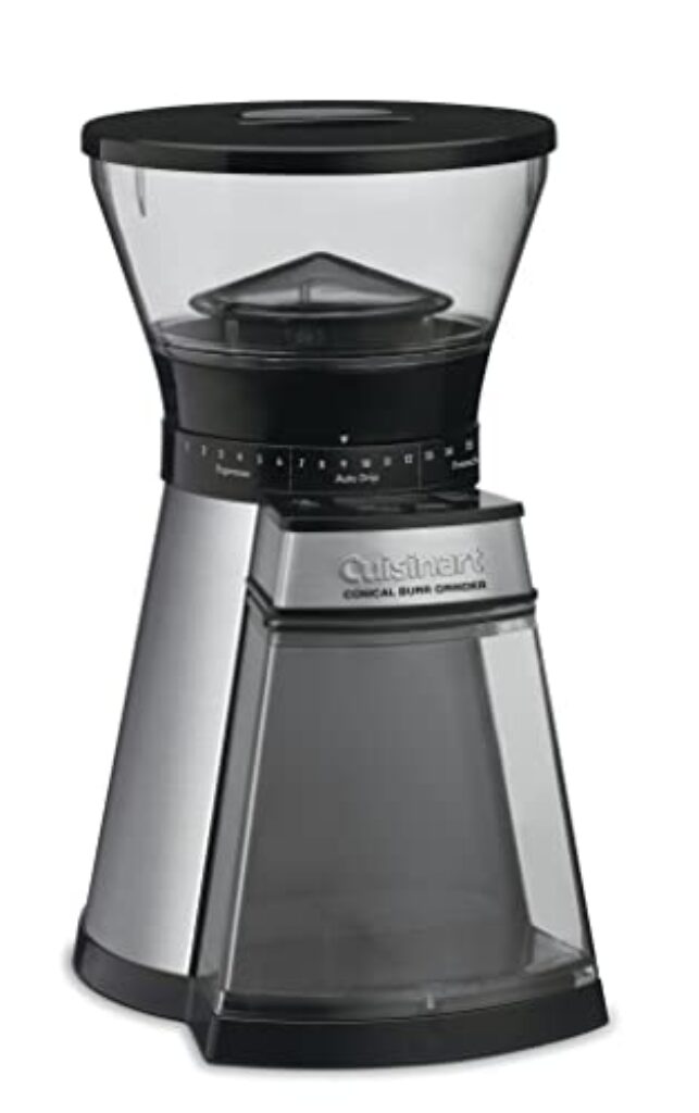 Cuisinart Programmable Conical Burr Mill, Stainless Steel, COMPACT ...