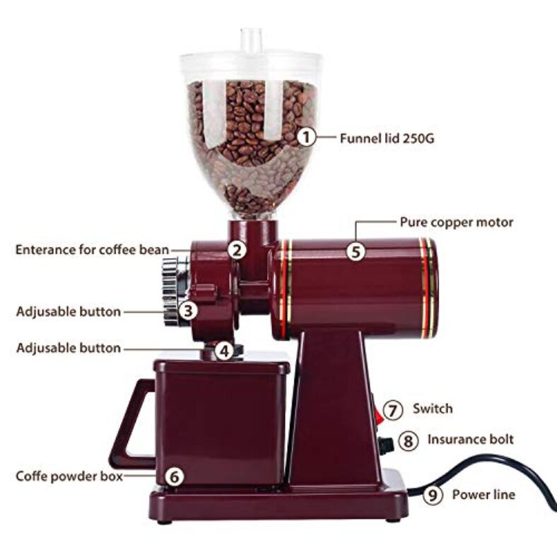 RRH Burr Coffee Grinders, Professional Electric Coffee Grinder ...